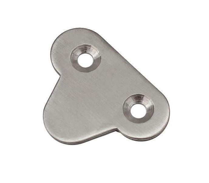 10x Edelstahl Anstoßblech Blech Nut Verbinder Klapptisch Möbelverbind ...