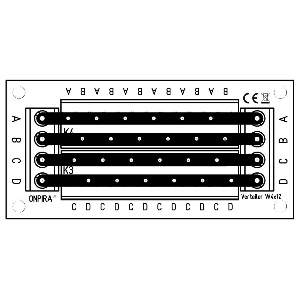 Stromverteiler Verteiler W4x12 Online kaufen by Deuklar.de, 5,95